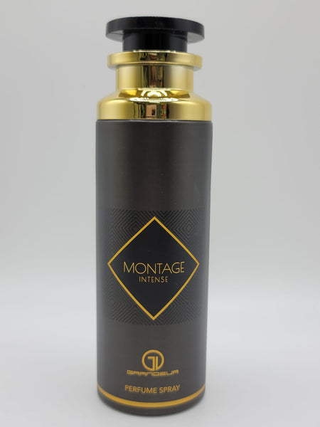 Montage Intense By Grandeur Parfum Body Spray Pour Unisex 200ml/6.7oz ...